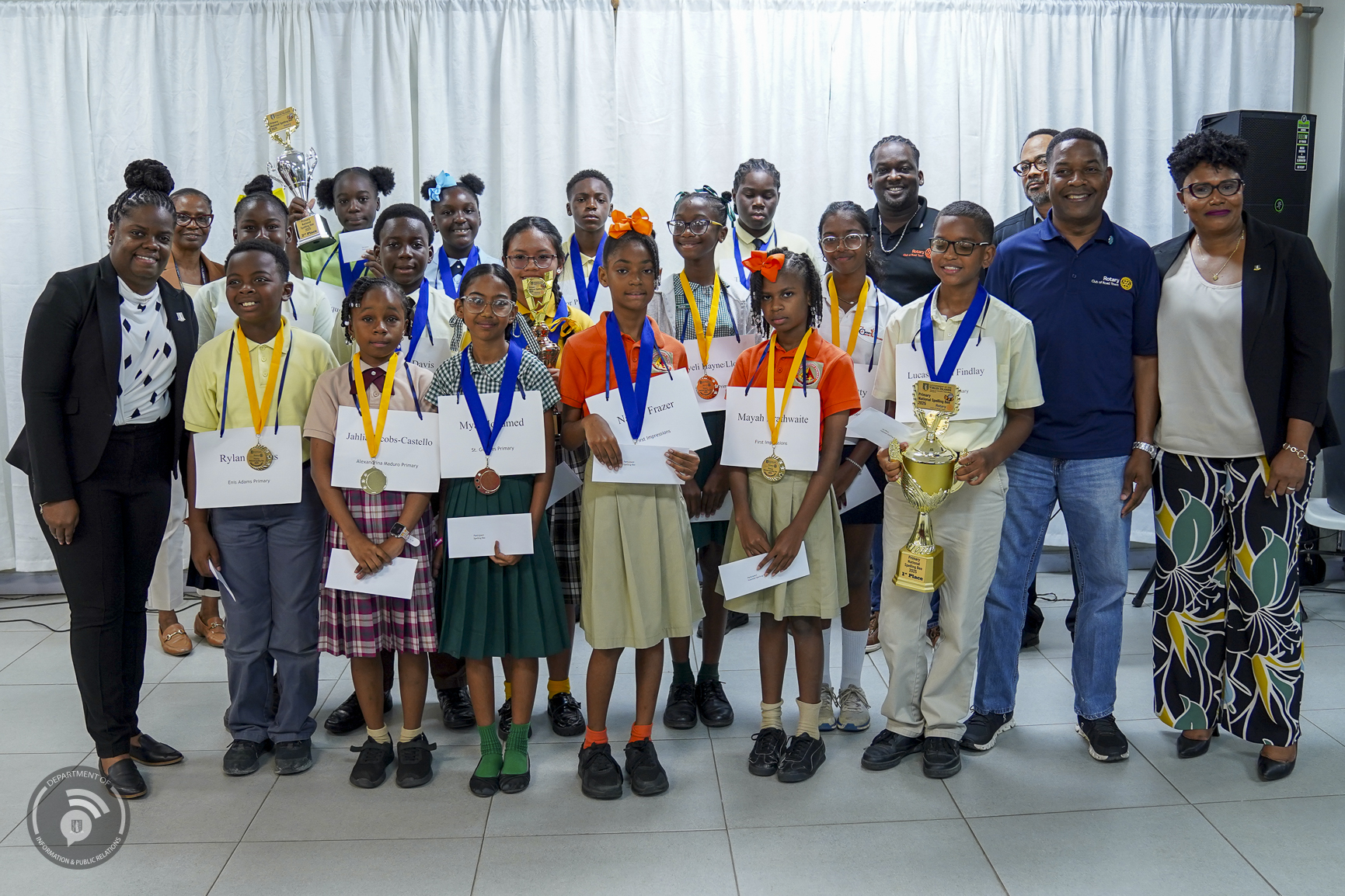 Lucas Findlay is the 2025 Inter-Primary School Spelling Bee Champion | GOV.VG